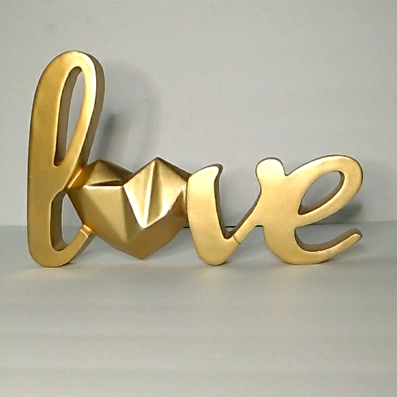 Party Supplies | Love Cursive Heart Sign Standing Statue Weddings And ...